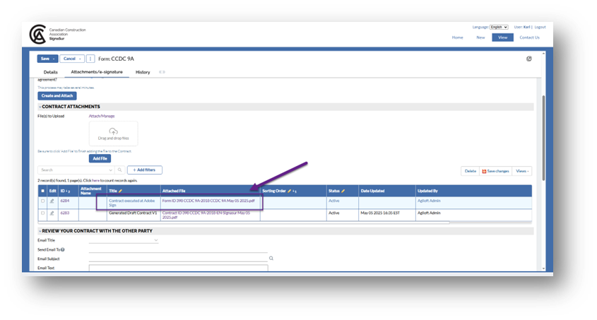 Executing CCDC 9A and 9B Forms (Statutory Declarations) – SignaSur Support