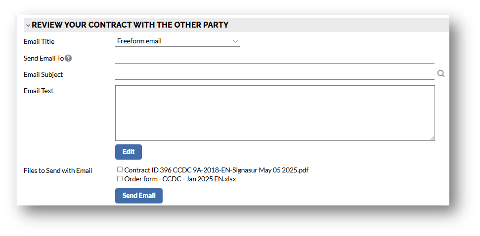 Executing CCDC 11 Forms (with Appendix A, B and C) – SignaSur Support